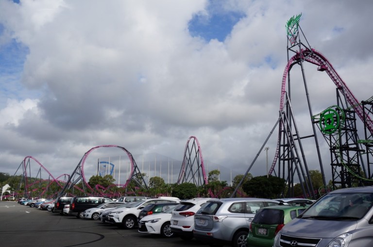 Warner Bros Movie World Gold Coast – Roller Coaster Traveller